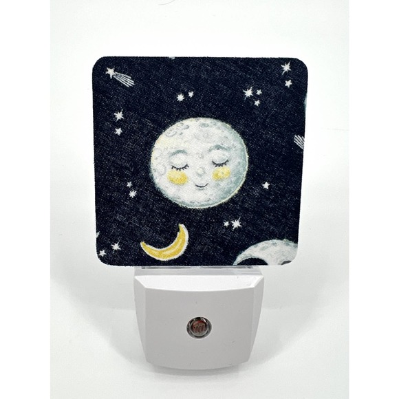Rusty Canvas | Wall Decor | Moon Stars Nightlight Led Nursery Baby ...